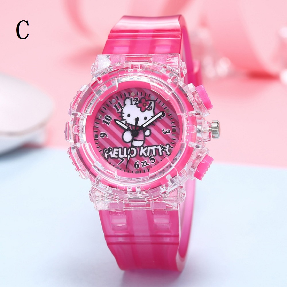Cute Cartoon Watch for Kids LED Lights Watch for Boys Girls Students ...