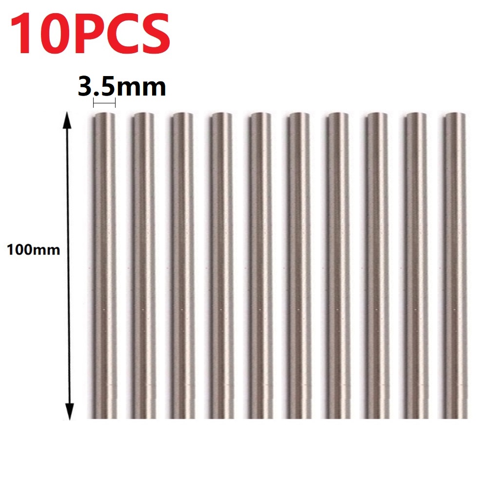 HSS Round Bar 100mm Long Carbide Tungsten Steel Rod Lathe Tool 1/1.5/2 ...