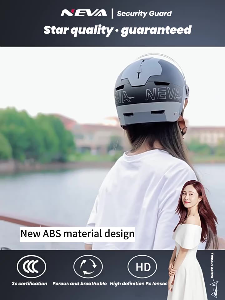NEVA Original Couple Motorcycle Helmet Half face Unisex with Icc ...