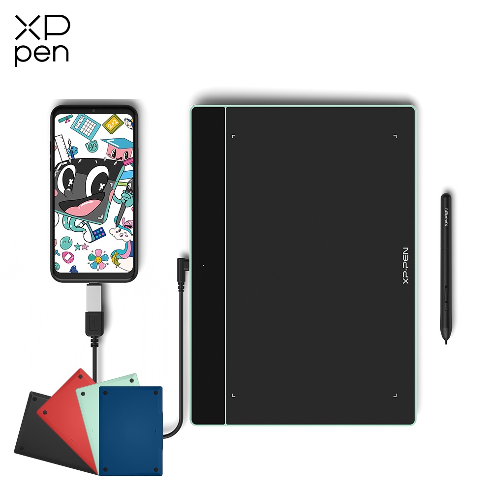 XPPen Deco Fun Digital Graphic Drawing Tablet With Battery-Free Pen ...