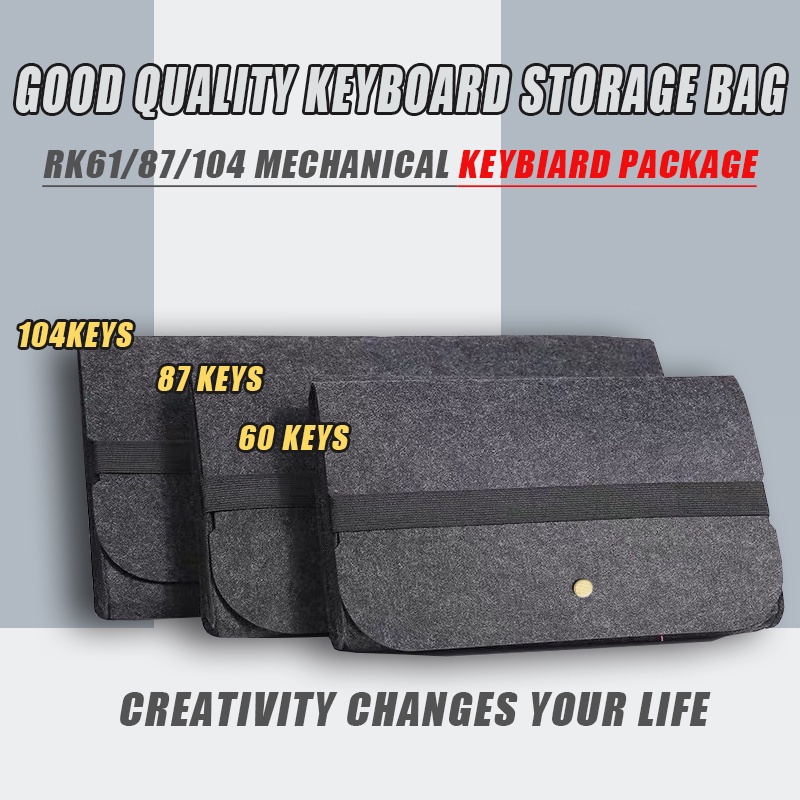 High-quality keyboard storage bag RK61 87 104 108-key keyboard bag ...