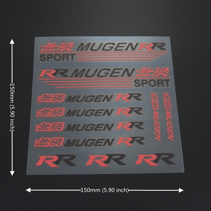 Car Sticker TRD MUGEN JSRACING JP RALLIART NISMO MONSTER HKS WRC MS ...