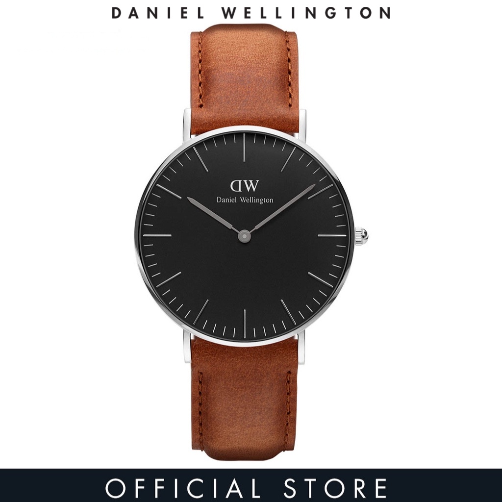 [2 Years Warranty] Daniel Wellington Classic Durham 36mm Silver Black ...