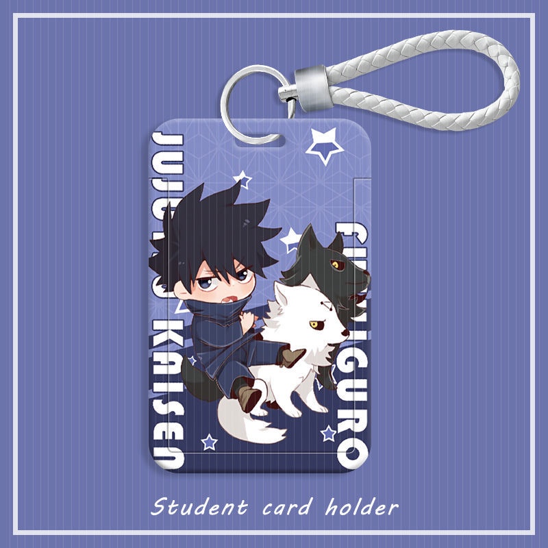 【3】Anime Jujutsu Kaisen ID Card Holder Student Card Subway Bus Card ...