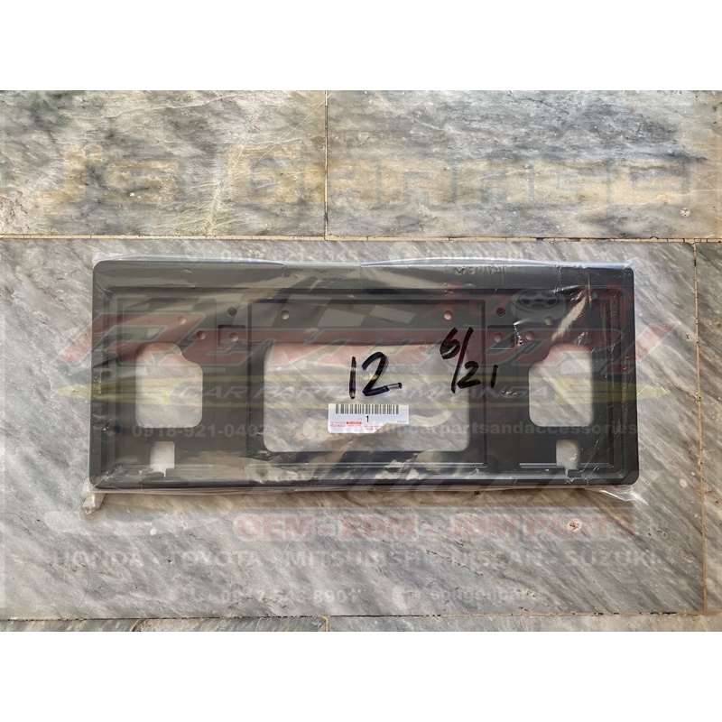 Bnew Orig Toyota Universal Platebase for PH plates price is per pc ...
