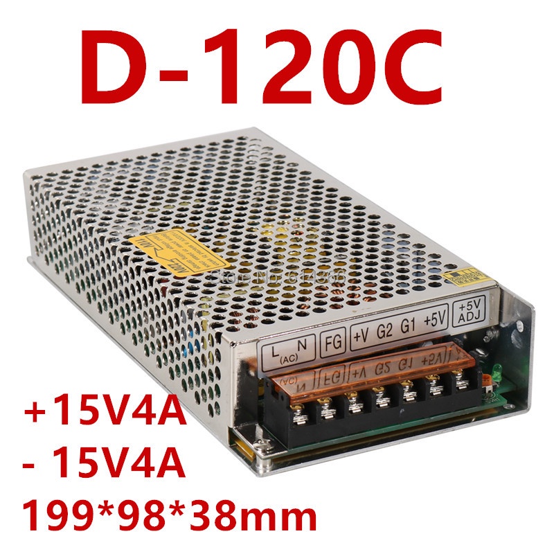 D-120W Dual Power Supply 110/220V AC to 5V 12V 15V 24V DC Converter D-120A D-120B D-120C D-150C ...