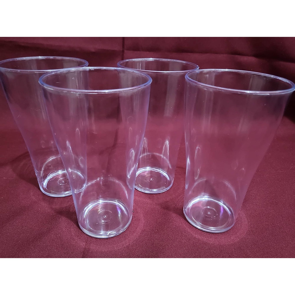 4PCS drinking glasses / baso / juice & water cup / fast food glass ...
