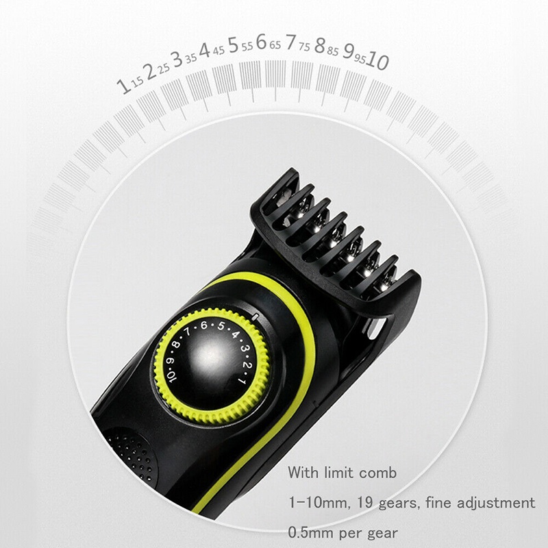 5 In1 Men's Beard Electric Trimmer Nose Hair Clipper Body Shaver Kit ...