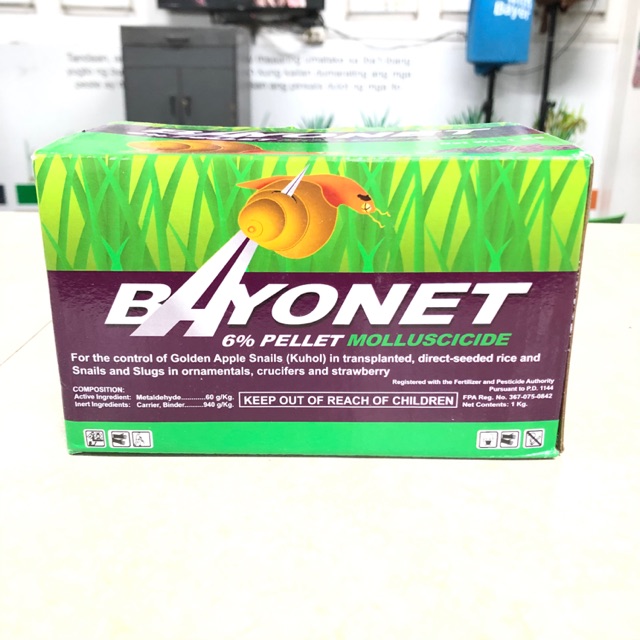 BAYONET 6% PELLET MOLLUSCICIDE (SOLD PER KILOGRAM BOX) | Shopee Philippines