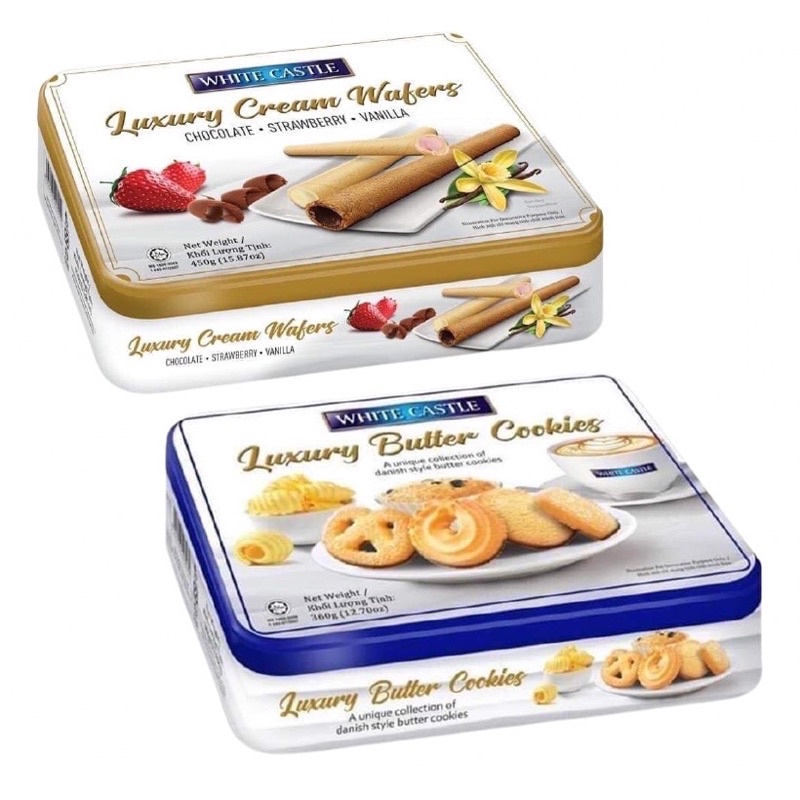 (Big Box) White castle Royal Palace Cookies And Wafers Size 360 G And ...