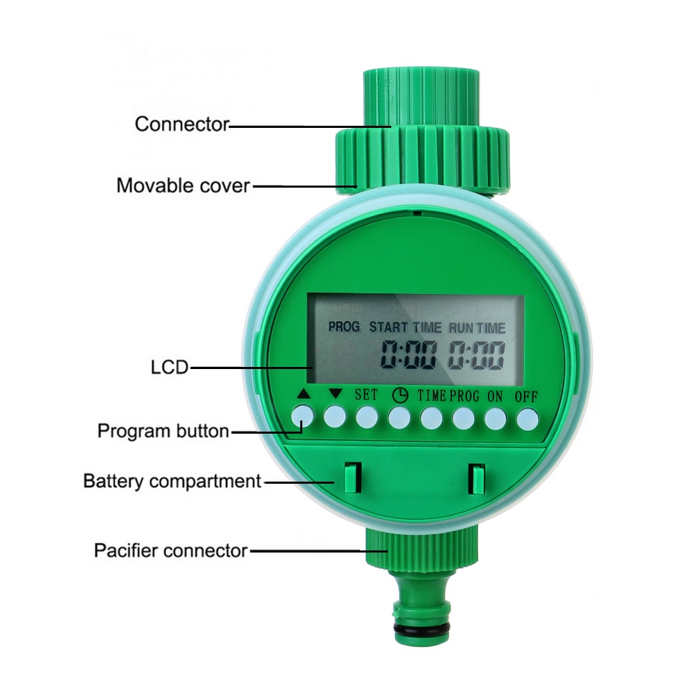 Electronic Garden Watering Timer Valve Watering Control Device ...