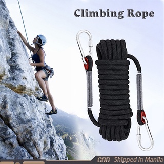 【COD】Static Utility Rope Free 2 Carabiners For Outdoor Activities ...