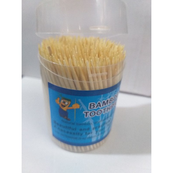 1Pc Bamboo toothpick 100pcs in one tube | Shopee Philippines