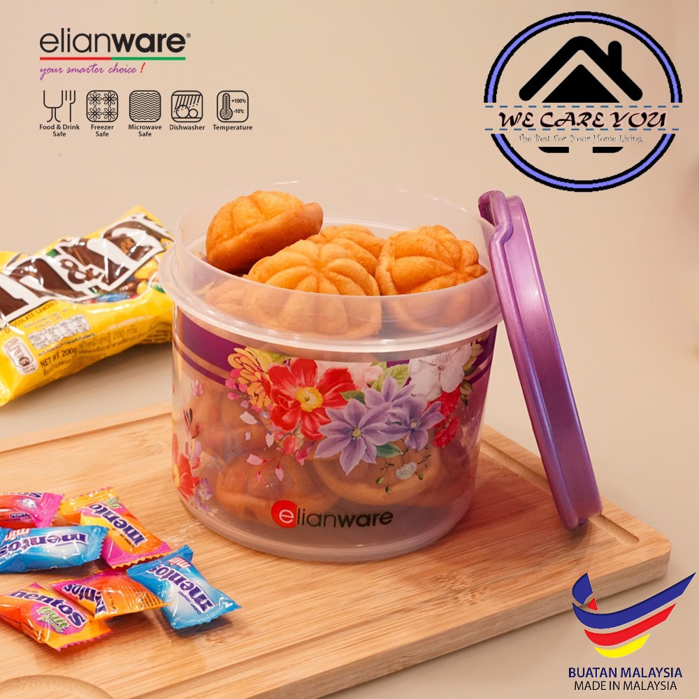 Elianware Edisi Raya Round BPA FREE Microwavable Food Container Bekas ...