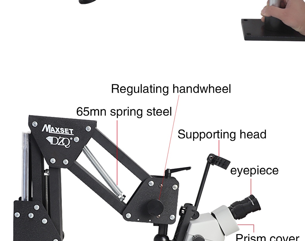 Multi-Directional Microscope for Micro Inlay with Spring Bracket, 7X ...