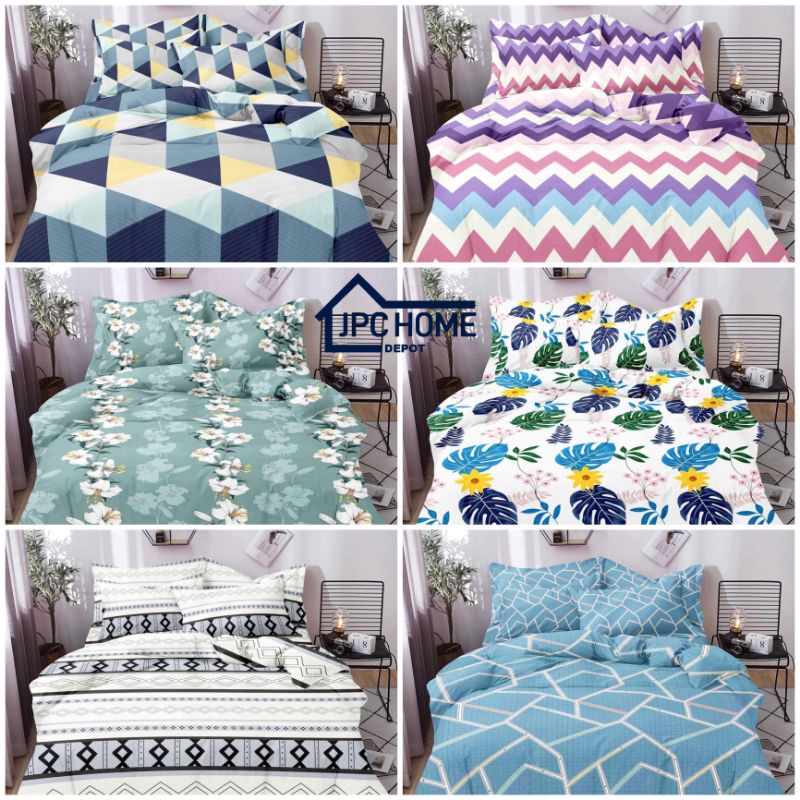 Full Garterized Bedsheet 3in1 Canadian Cotton fit up to 6" foam ...