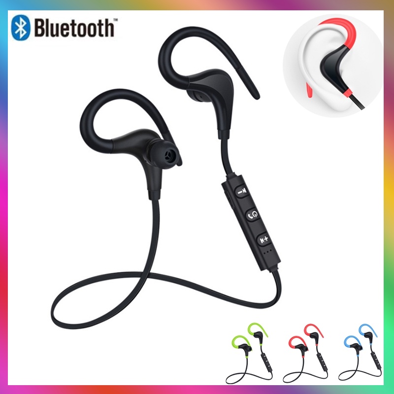 BT-01 Bluetooth Neck Headset Sports Wireless Headphones In-Ear Noise ...