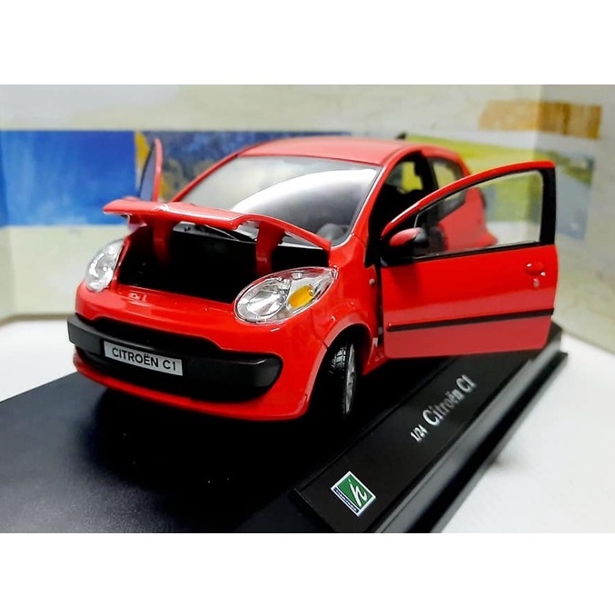 Citroen C1 Scale 1:24 Citroen C1 Scale 2005 model car model, diecast ...