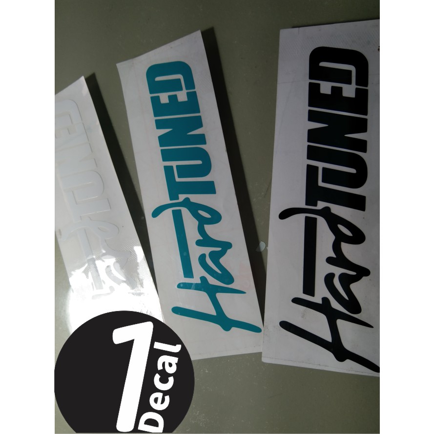 Hard-Tuned Sticker/Decal With 1 free Random Sticker Decal | Shopee ...