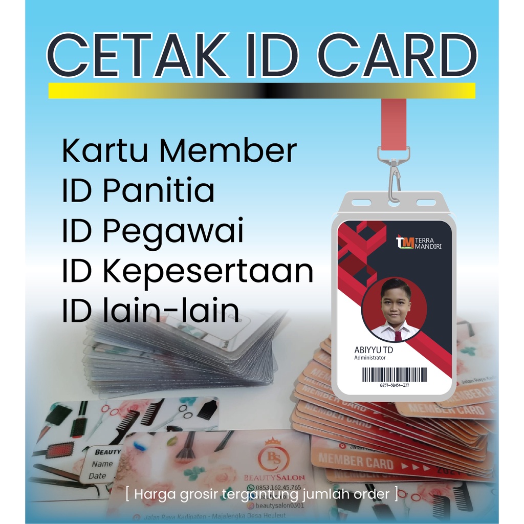 MATA Print ID Cards 2-eye/ (reversible) | Shopee Philippines