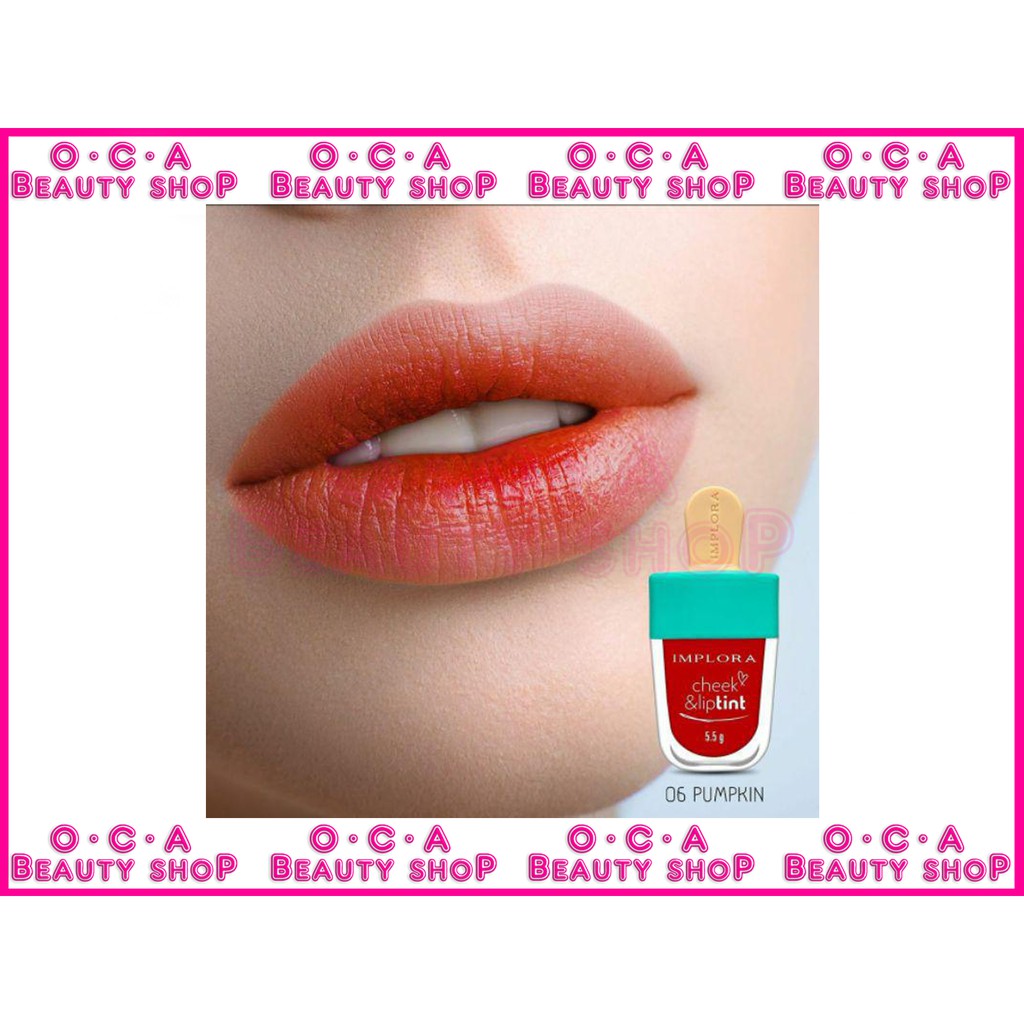 Implora Cheek and Lip Tint - Implora LipTint 06 Pumpkin | Shopee ...