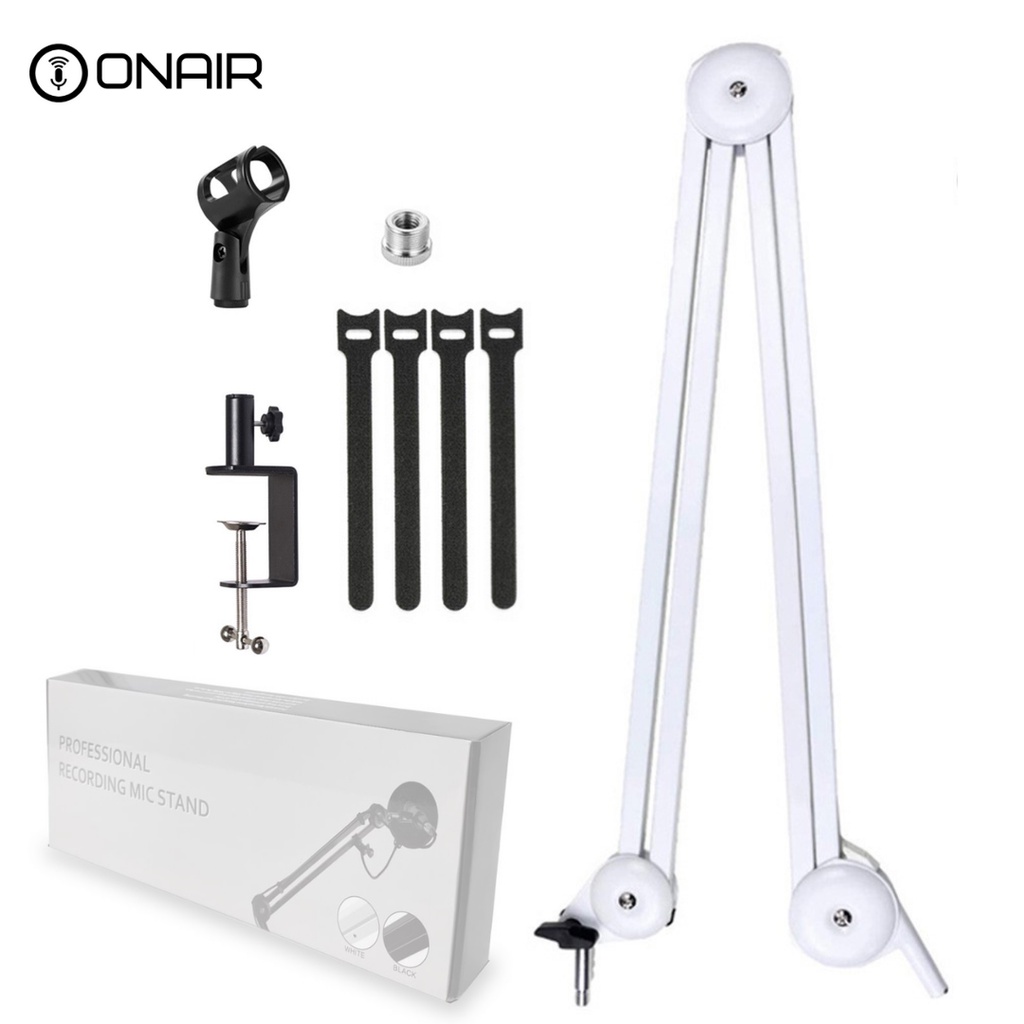 ONAIR Heavy Duty Microphone Stand Adjustable Suspension Mic Boom Arm ...
