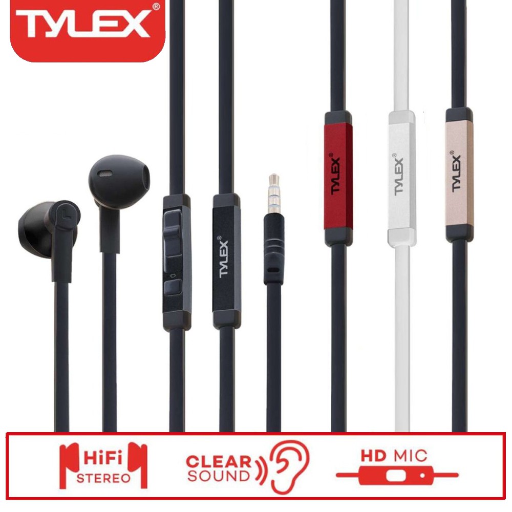 TYLEX X-K15 Luxury Rubber Coated Portable Hi-Fi Stereo Headset w/ Built ...