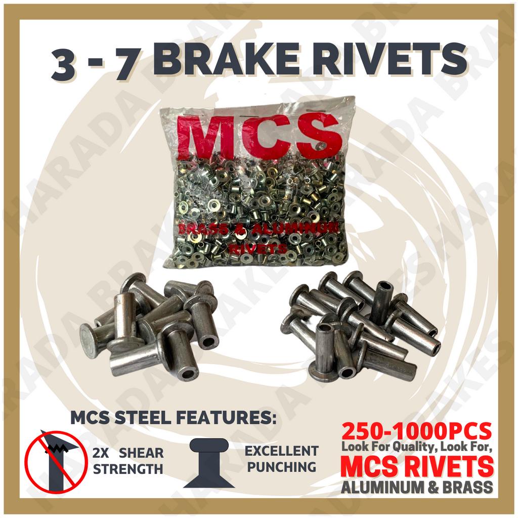 3 Series to 7 Series Aluminum Brake Rivets by Harada Brakes | Shopee ...