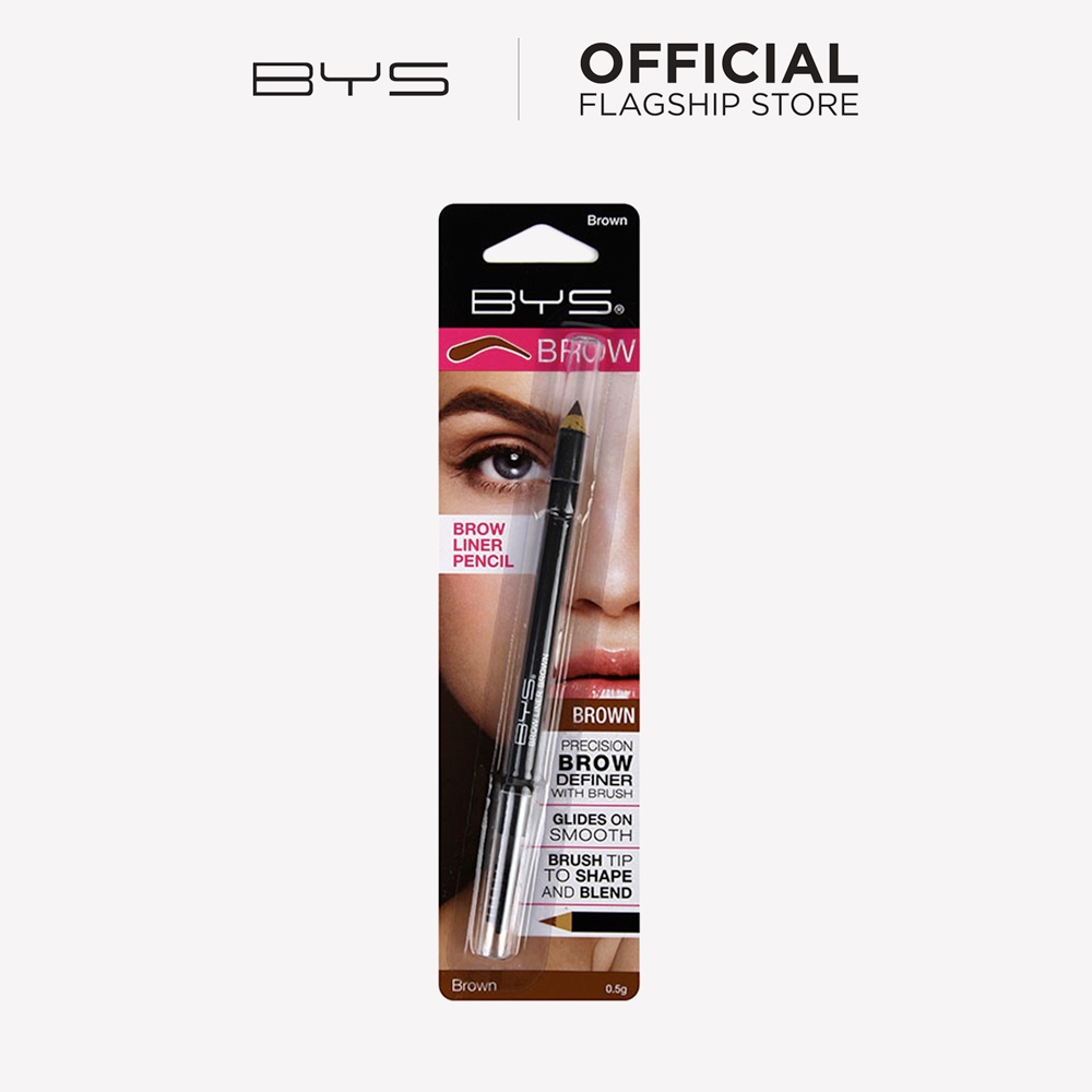 BYS Brow Liner with Brush in Brown | Shopee Philippines