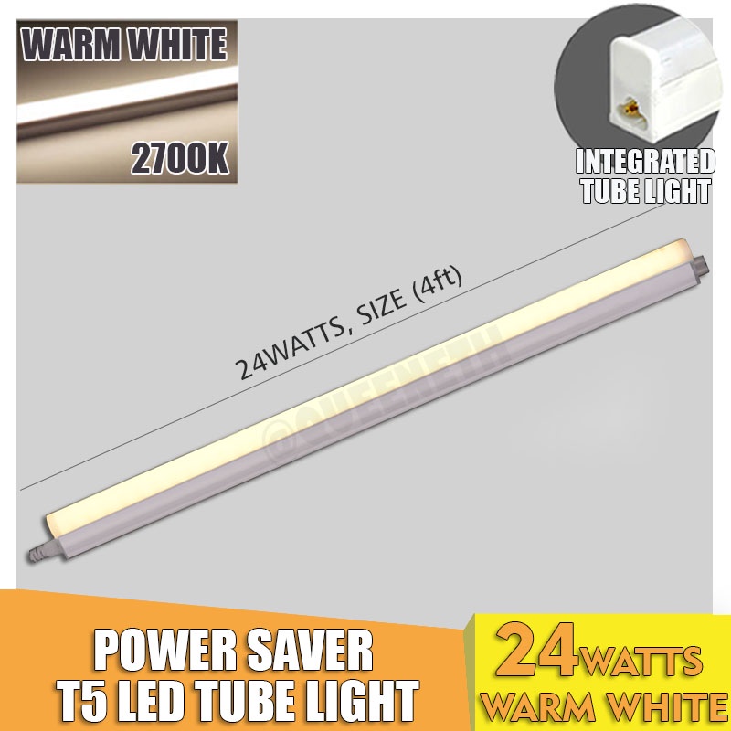 T5 LED Tube Light 5W / 10W / 16W / 24W Daylight & Warm White led light bulb square type led ...