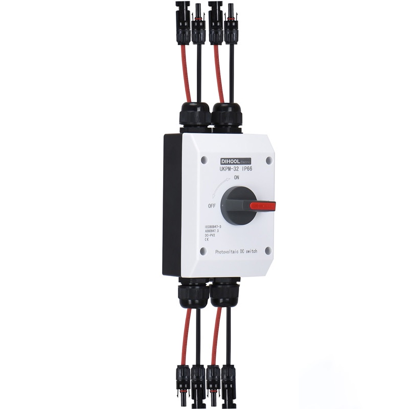 Solar PV DC Switch Isolator 1000V 1200V 32A Photovoltaic Interruptor Disconnect Outdoor IP66 ...