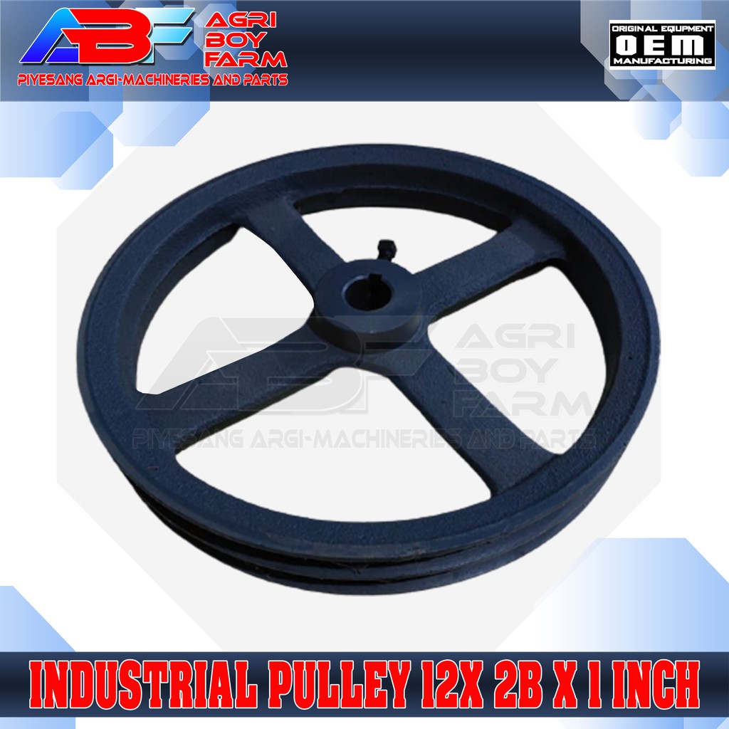 Industrial Pulley 12 X 2B X 1 INCH | Shopee Philippines