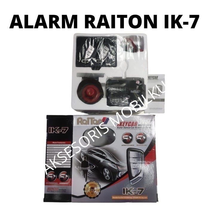 Intelligent CAR SENSING ALARM SYSTEM ANTI-Theft CARRY RAITON IK-7 Automatic SENSOR | Shopee ...