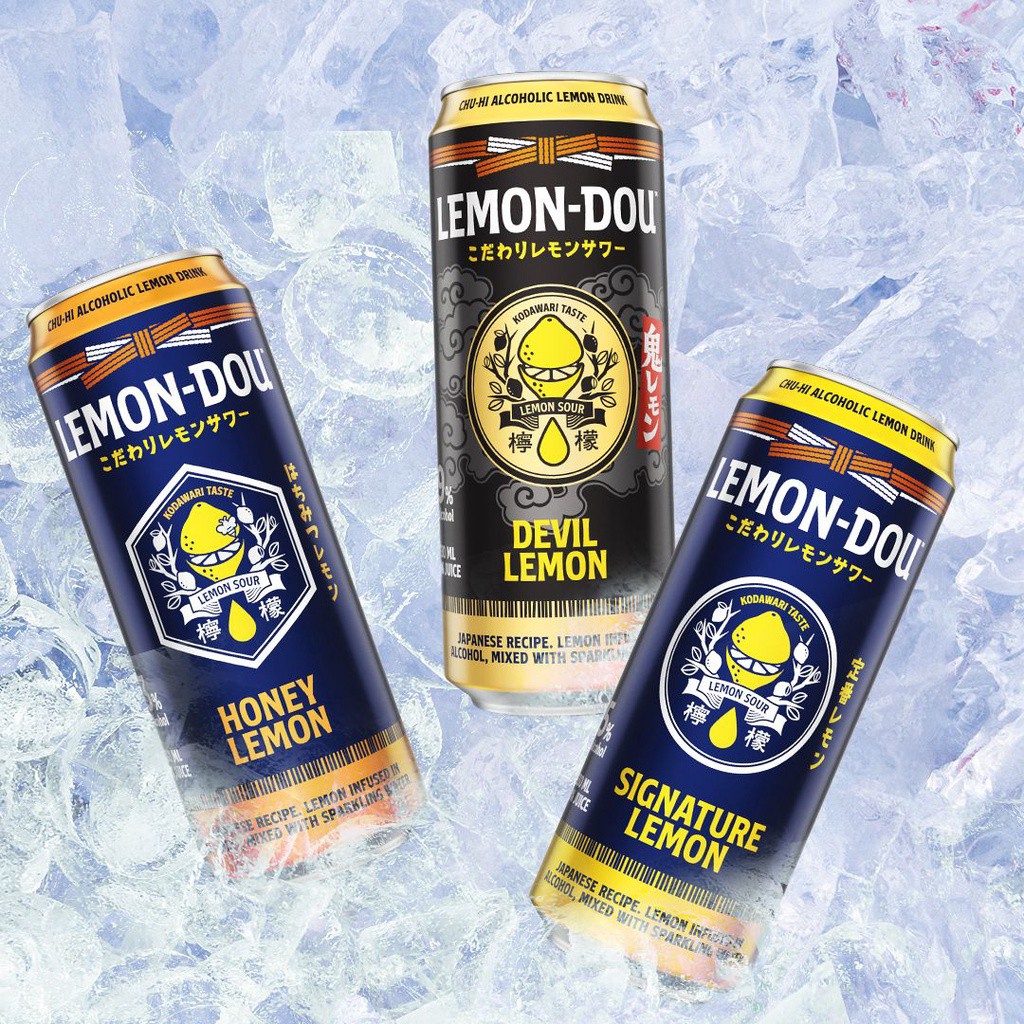 Lemon-Dou Signature Lemon 330 ML Chu-Hi Pack of 4 Cans | Shopee Philippines