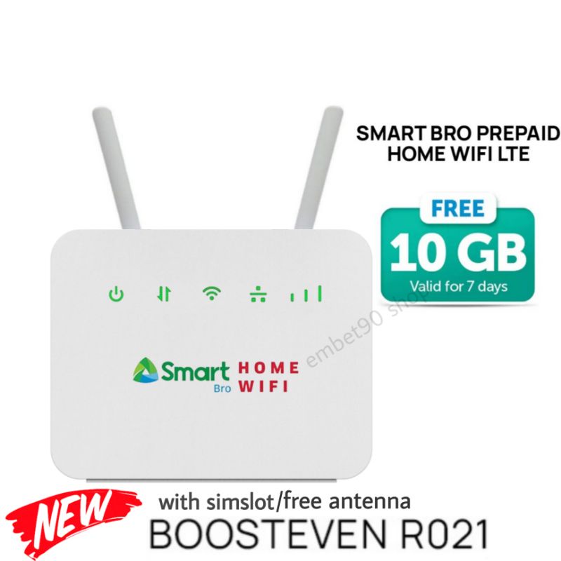 Smart Bro Home Wifi Prepaid boosteven R021 With Sim | Shopee Philippines