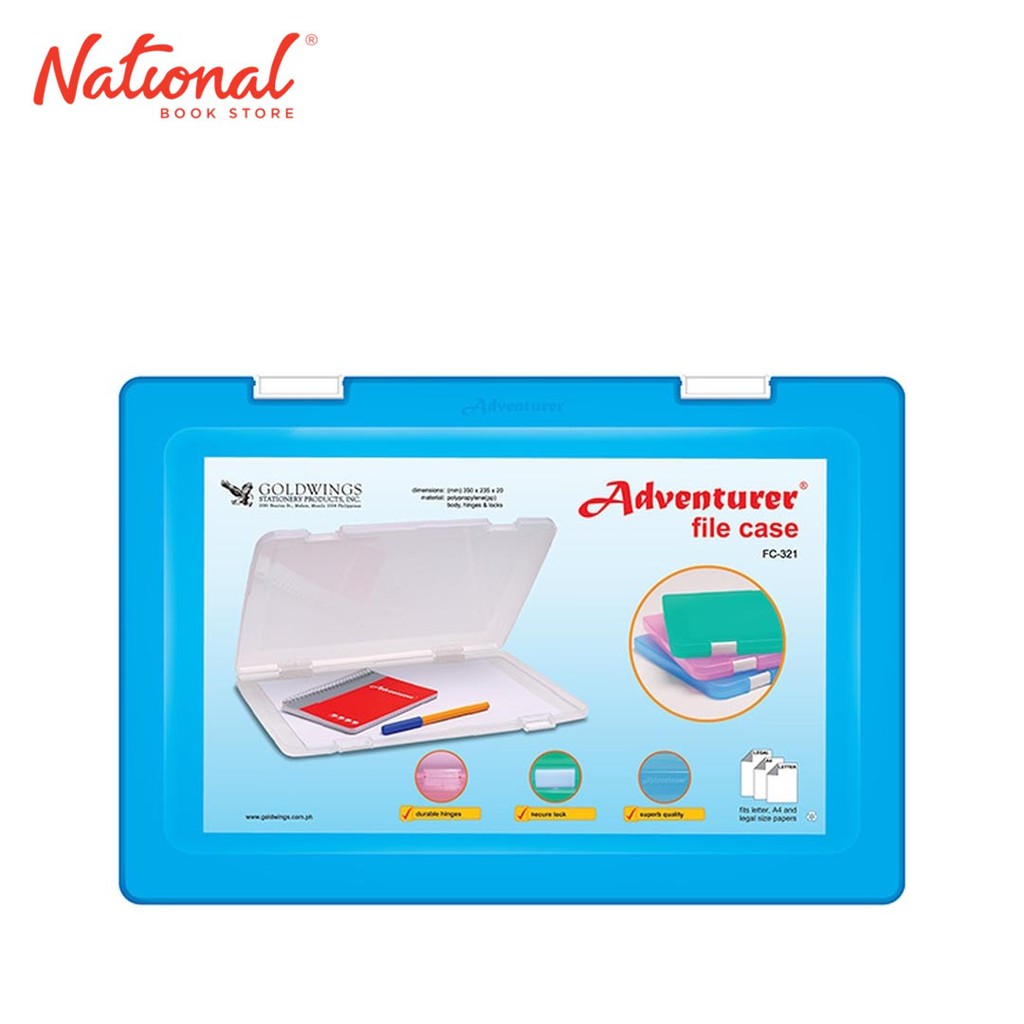 Adventurer File Case Fc321 Long 2Lock Plastic, Blue | Shopee Philippines