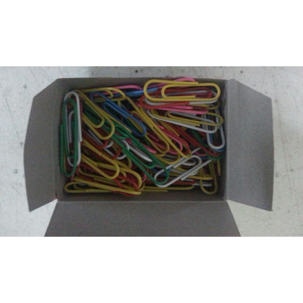 paper clip vinyl coated 33mm,50mm 100pcs | Shopee Philippines