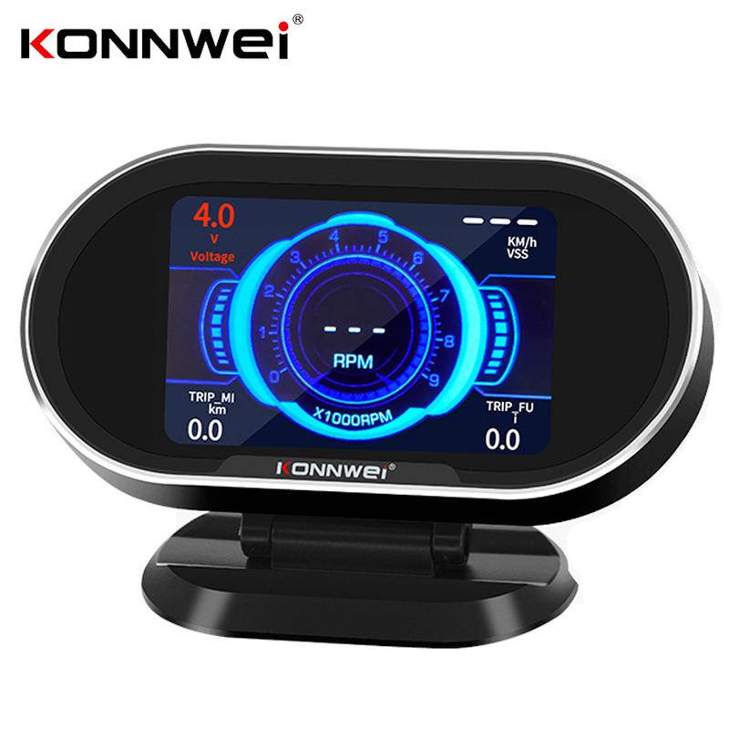 KONNWEI KW206 OBD2 Car On-Board Computer Auto Digital Computer Display ...