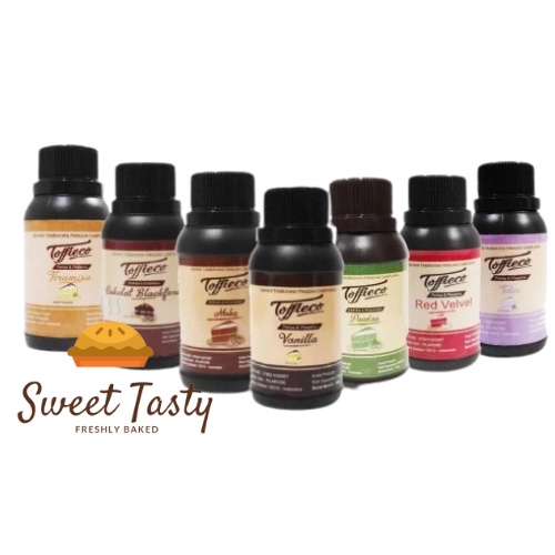 Toffieco Pasta Flavor 100 grams Zero Bakar/Blackforest/Vanilla butter ...