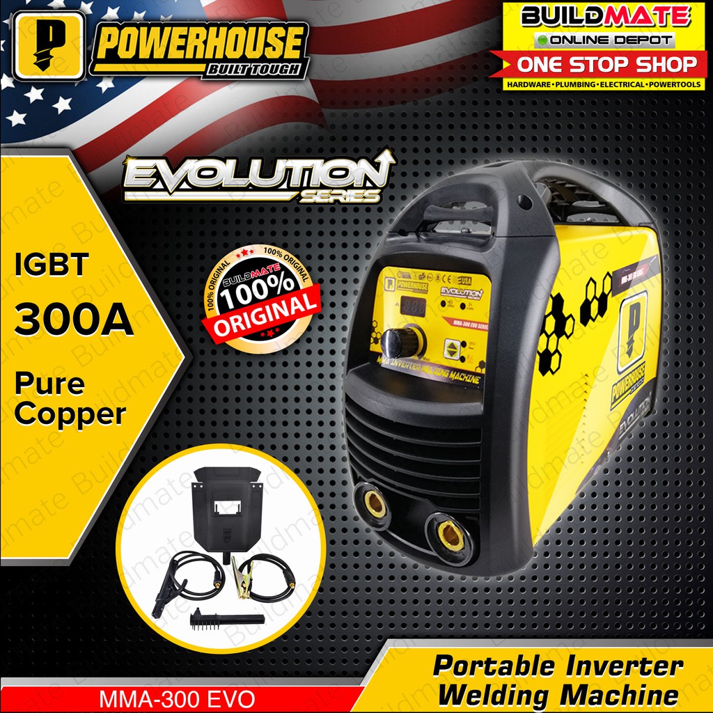 BUILDMATE Powerhouse 300A IGBT Evolution Series Portable Inverter ...