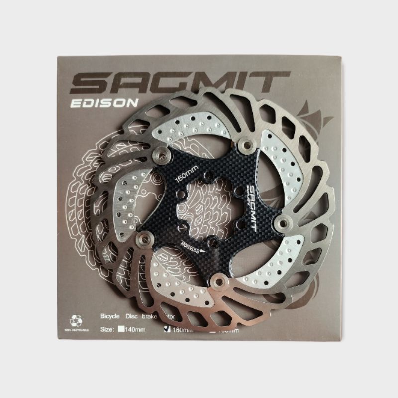 SAGMIT EDISON ICETECH ROTOR 160mm 6 BOLTS PRICE PER PIECE | Shopee ...
