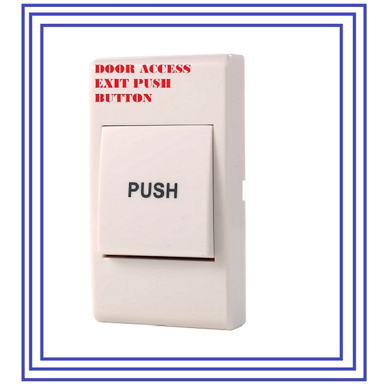 Exit Push Button Electric Door release Push Button Lock Button Switch for Access Control System ...