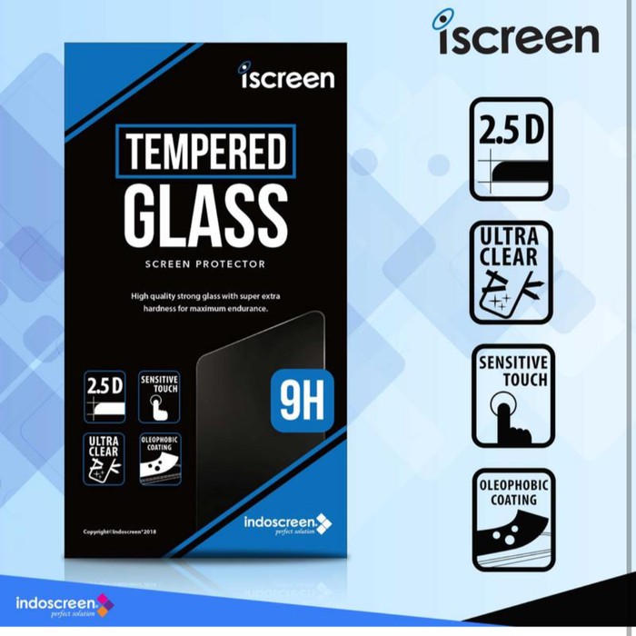 Nokia X6 / 6.1 Plus Iscreen Tempered Glass Anti-Scratch Glass | Shopee ...