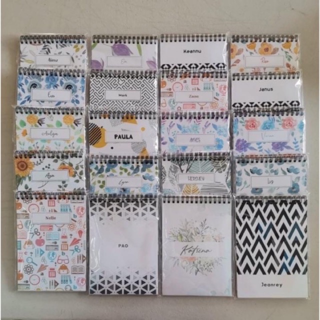 CUSTOMIZED SKETCHPAD / STENO PAD / TICKLER | Shopee Philippines