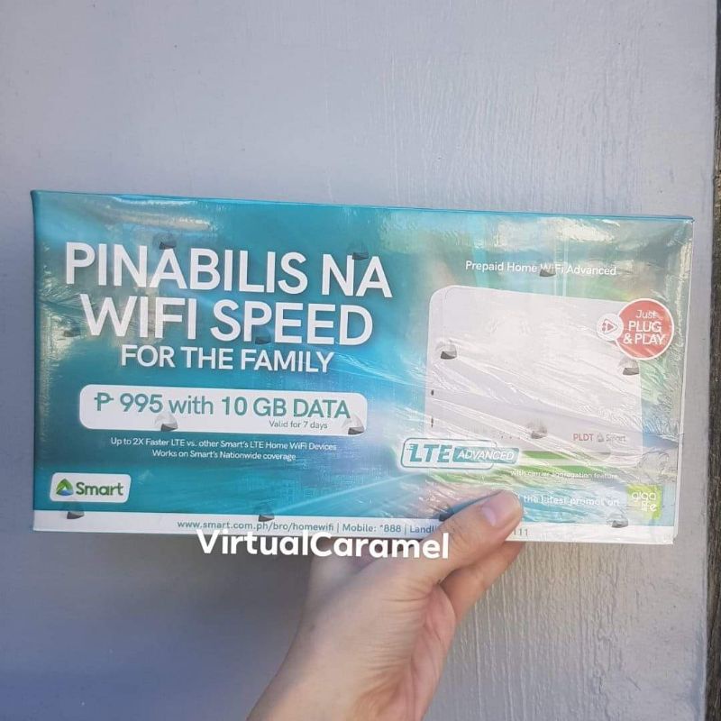 PLDT Smart Prepaid Home WiFi LTE Advanced Evoluzn IP4 CAT -6 | Shopee ...