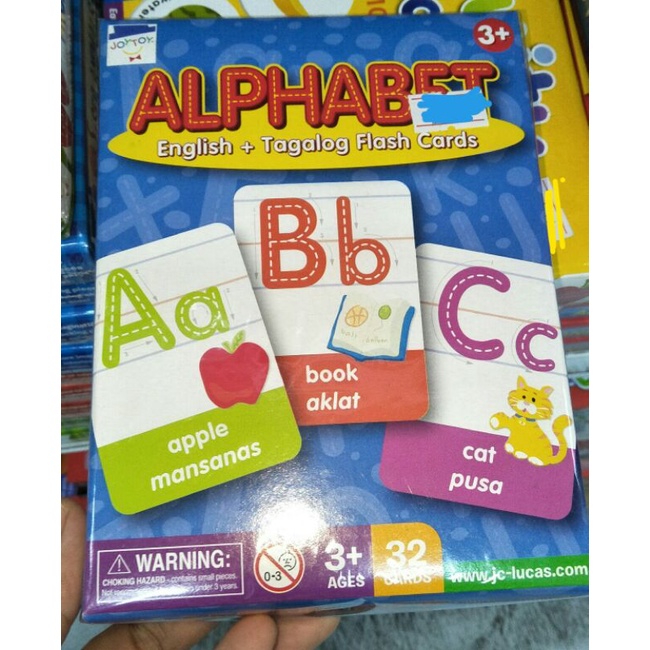alphabet flash cards (english/tagalog) | Shopee Philippines