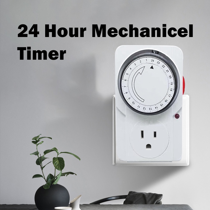 Mechanical Timer Socket 24 Hours Electrical Energy-saving Outlet Timing Switch For Home ...