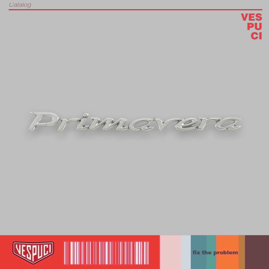Primavera Emblem / Sticker on Side Body Tempong Ori Vespa Sticker ...
