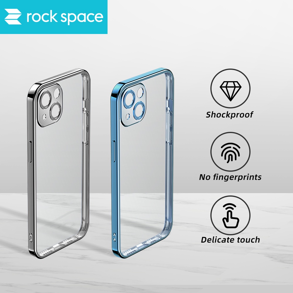 Rock Space Matte Electroplating Protection Case for iP 13 Series Camera ...