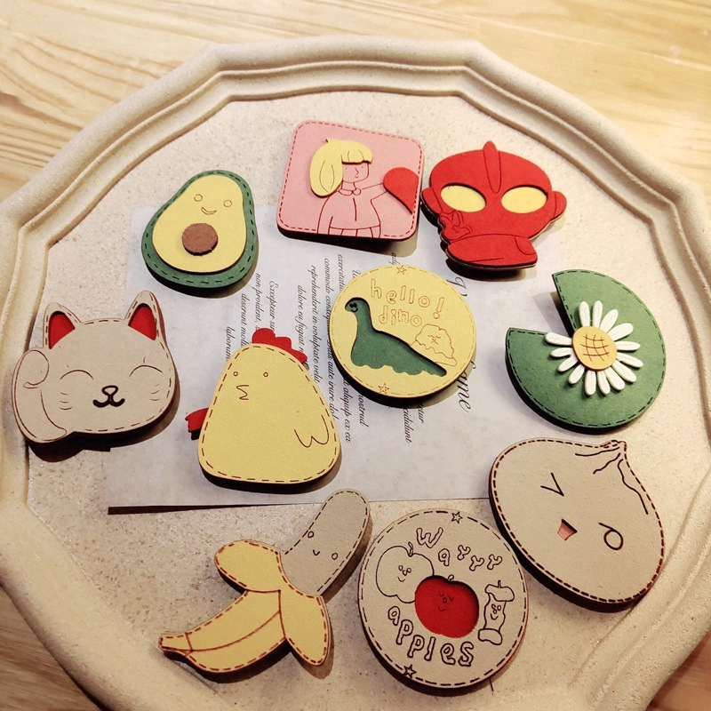 Cartoon Women's Bangs Stickers Sticky Hair Velcro Cute Korean Version ...